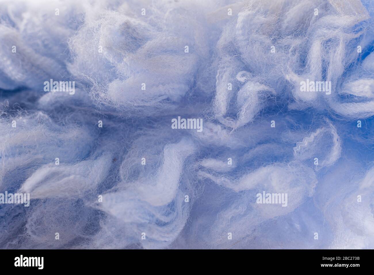 Macro detail of the blue fibers of a textile garment Stock Photo - Alamy