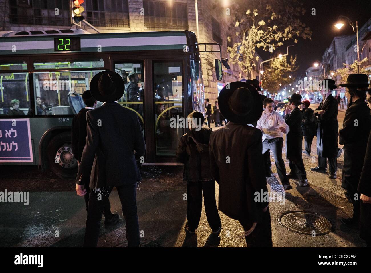 Religious protest in Jerusalem, Israel Stock Photo - Alamy