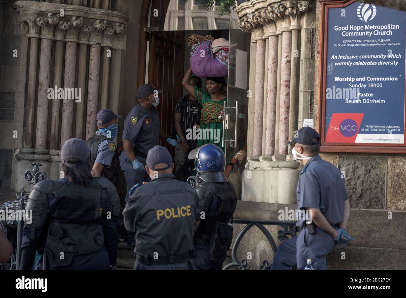Refugees And Asylum Seekers From Africa Were Evicted From Cape Towns