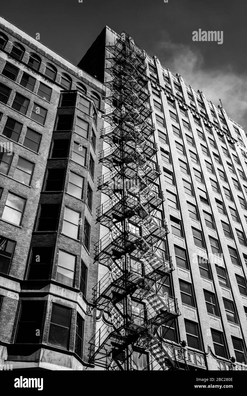 Office block photography Black and White Stock Photos & Images - Alamy