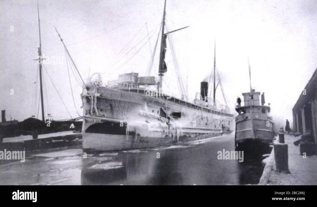 Great Lakes Steamship Algoma -- 1885 Stock Photo - Alamy