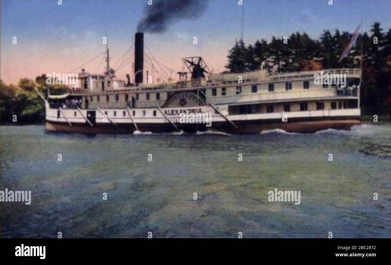 Great Lakes Steamship Alexandria Stock Photo - Alamy