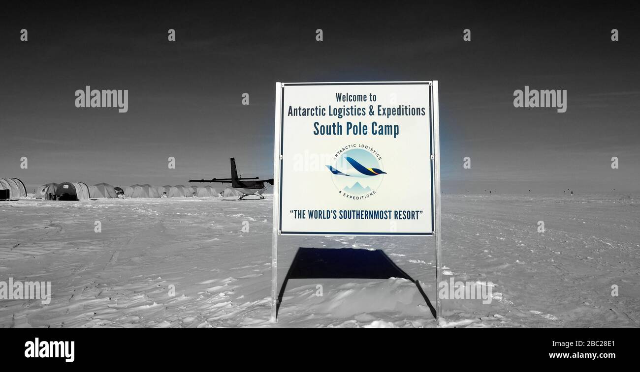 Antarctica - Union Glacier, Vinson base camp, the South Pole, planes ...