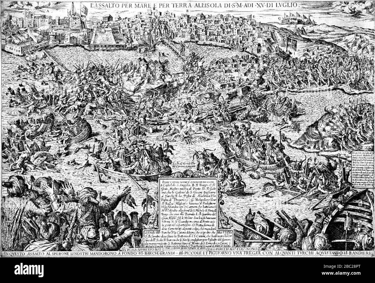 Great siege of Malta 8 Stock Photo - Alamy