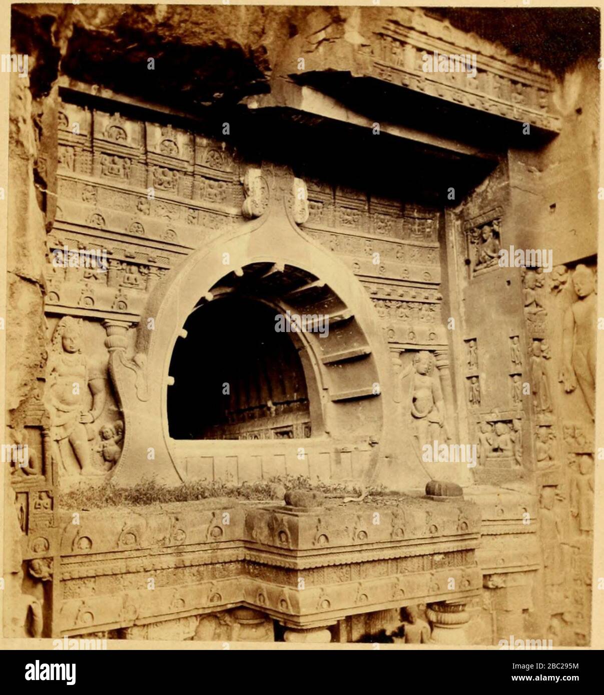Great Window of Chaitya No. 19—Ajunta Stock Photo - Alamy
