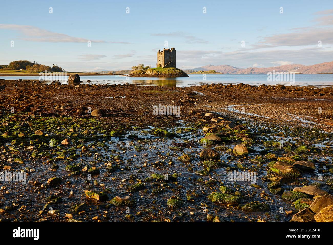 Castle Stalker, Scotland, UK Stock Photo - Alamy