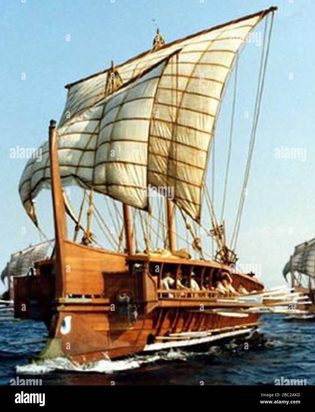 Greek Galleys (cropped Stock Photo - Alamy