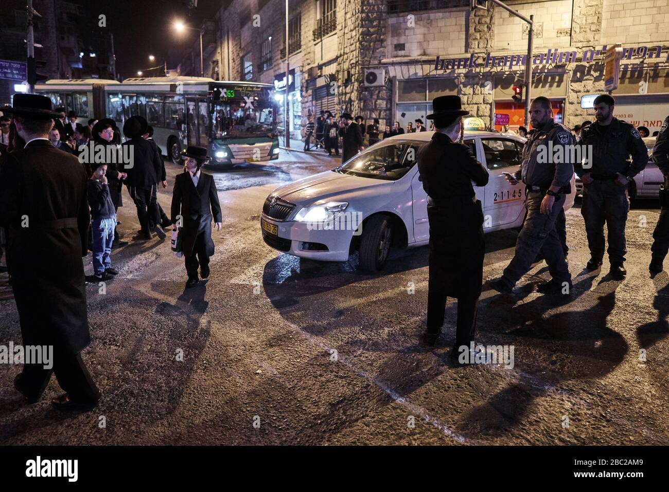 Religious protest in Jerusalem, Israel Stock Photo - Alamy