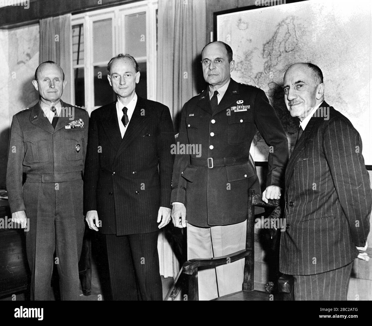 Greek ministers visit SHAPE Stock Photo - Alamy