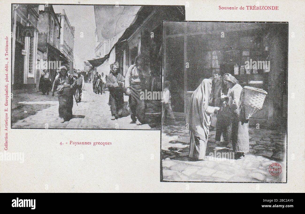 Greek peasants in Trebizond Stock Photo - Alamy