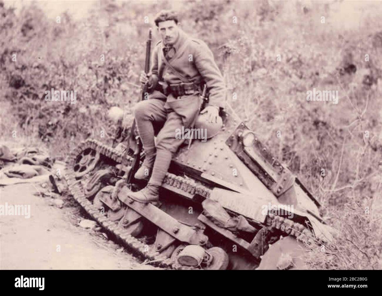 Greek soldier Kalpaki 1940 Stock Photo - Alamy