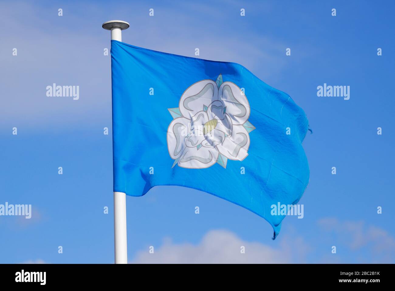 Welcome to yorkshire flag hi-res stock photography and images - Alamy