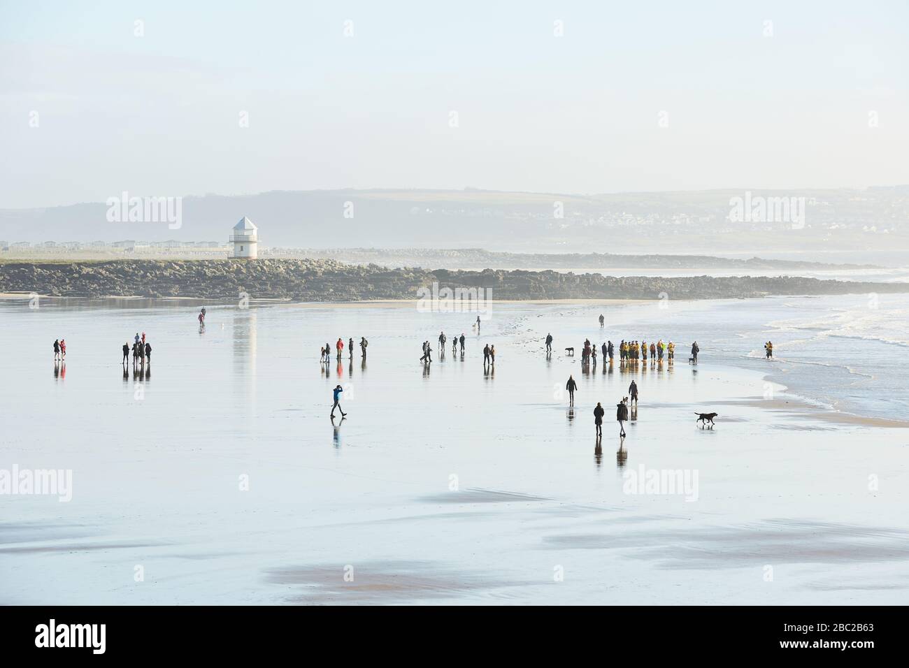 Sandy Bay, Porthcawl, Wales, UK Stock Photo - Alamy