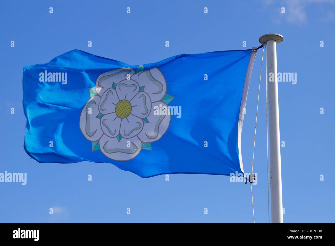 Welcome to yorkshire flag hi-res stock photography and images - Alamy