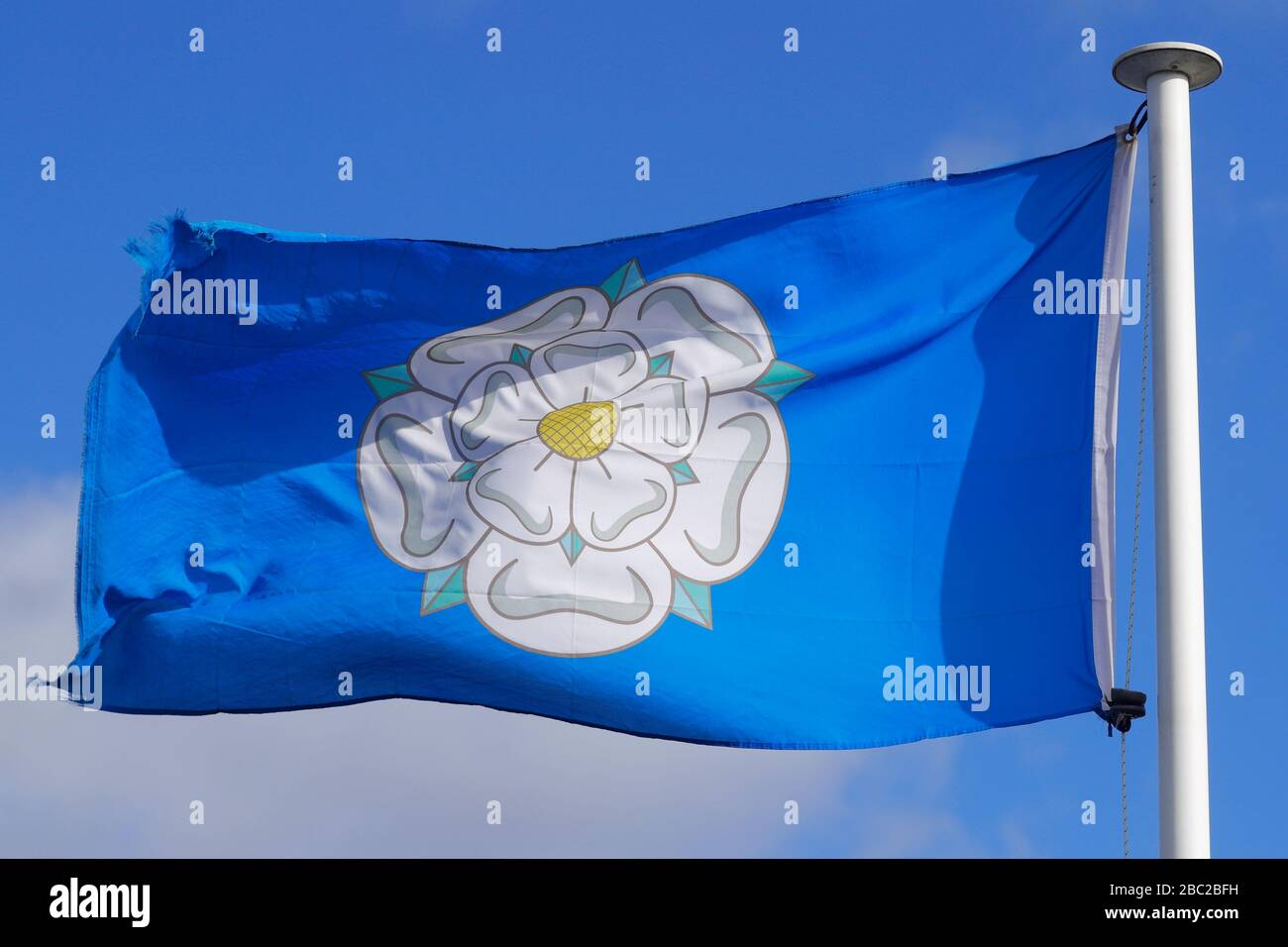 Welcome to yorkshire flag hi-res stock photography and images - Alamy