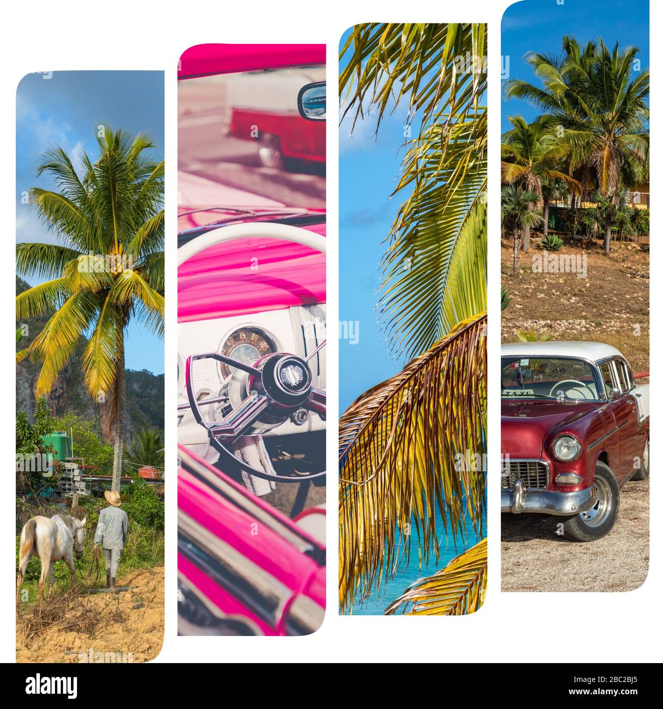Cuba cuban car montage hi-res stock photography and images - Alamy