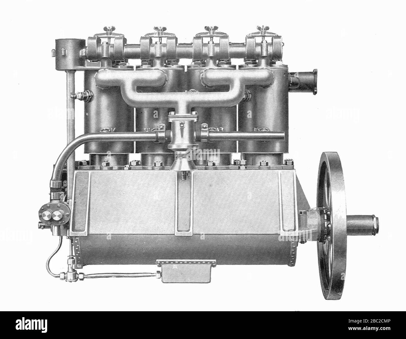 4 cylinder engine Black and White Stock Photos & Images - Alamy