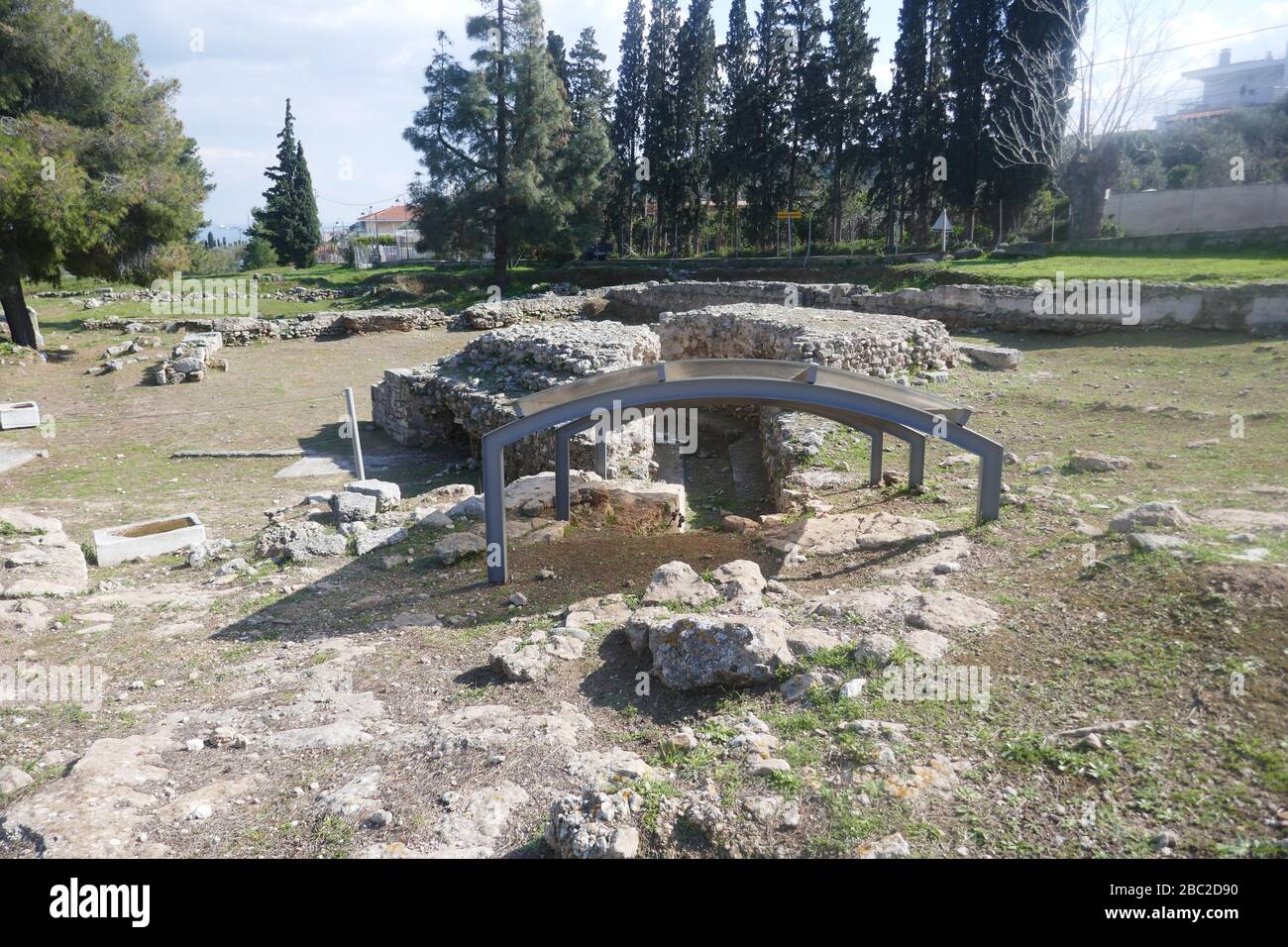 Isthmia Archaeological Site Stock Photo - Alamy