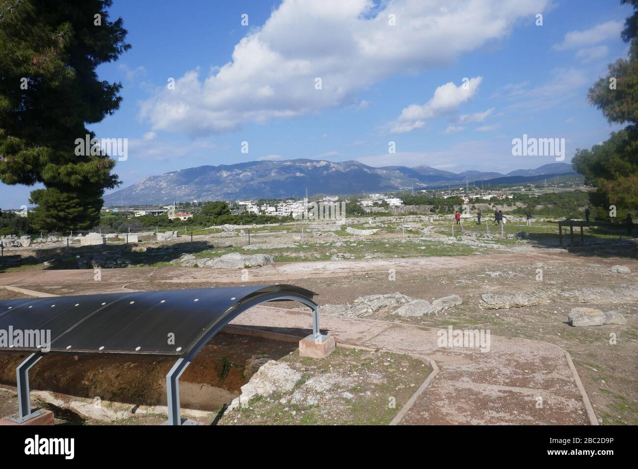 Isthmia Archaeological Site Stock Photo - Alamy