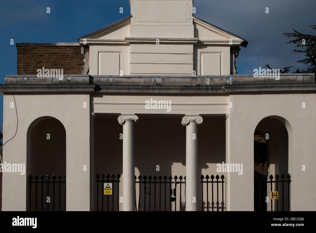 Portico Detail at The Worshipful Company of Goldsmiths 19th Century Alm ...