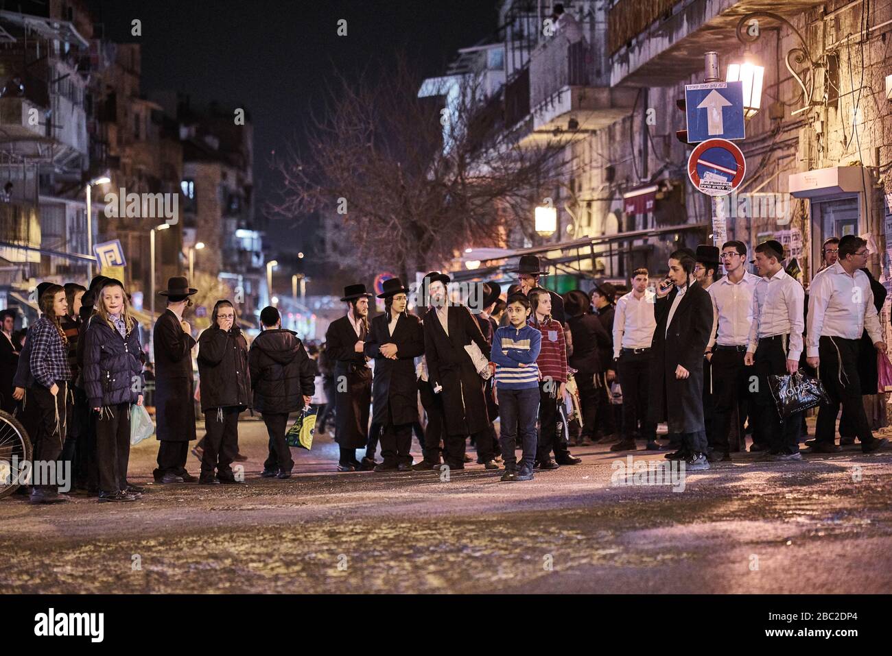 Religious protest in Jerusalem, Israel Stock Photo - Alamy