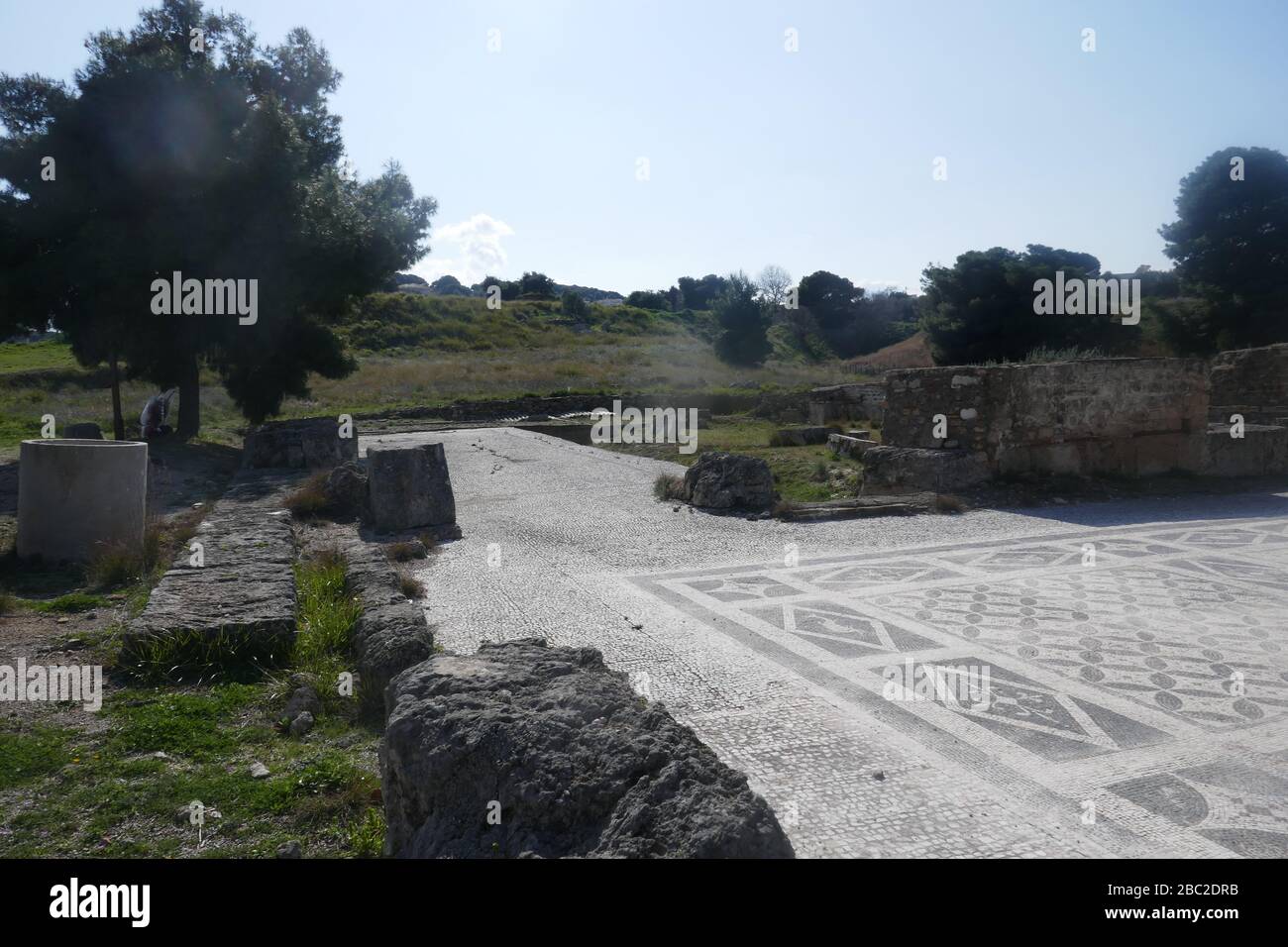 Isthmia Archaeological Site Stock Photo - Alamy