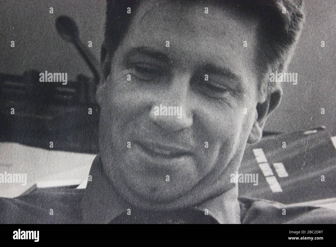 A very happy man reading a journal magazine Stock Photo - Alamy