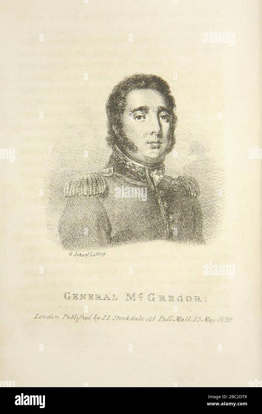 Gregor MacGregor by Michael Rafter Stock Photo - Alamy