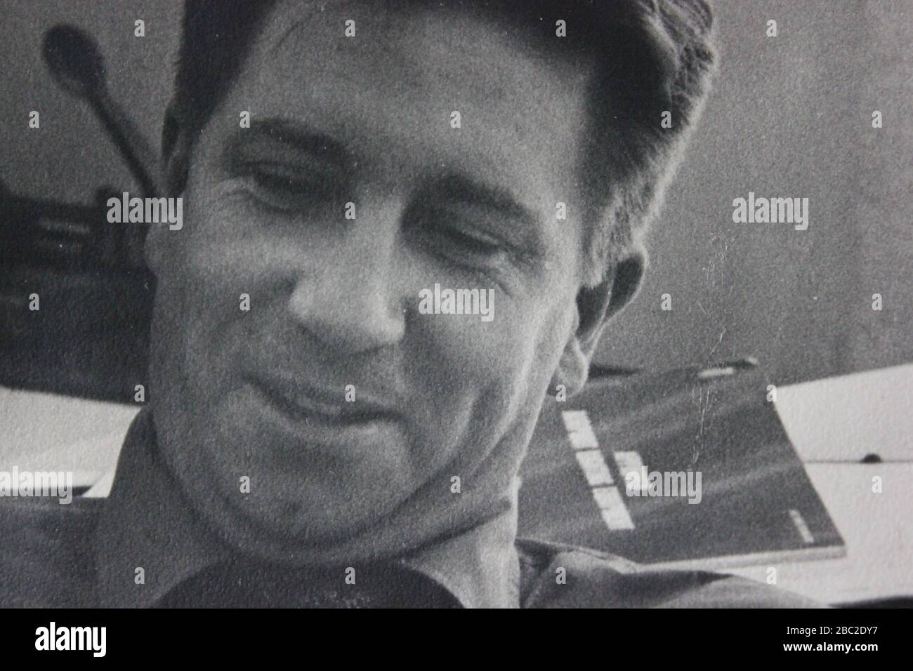 A very happy man reading a journal magazine Stock Photo - Alamy