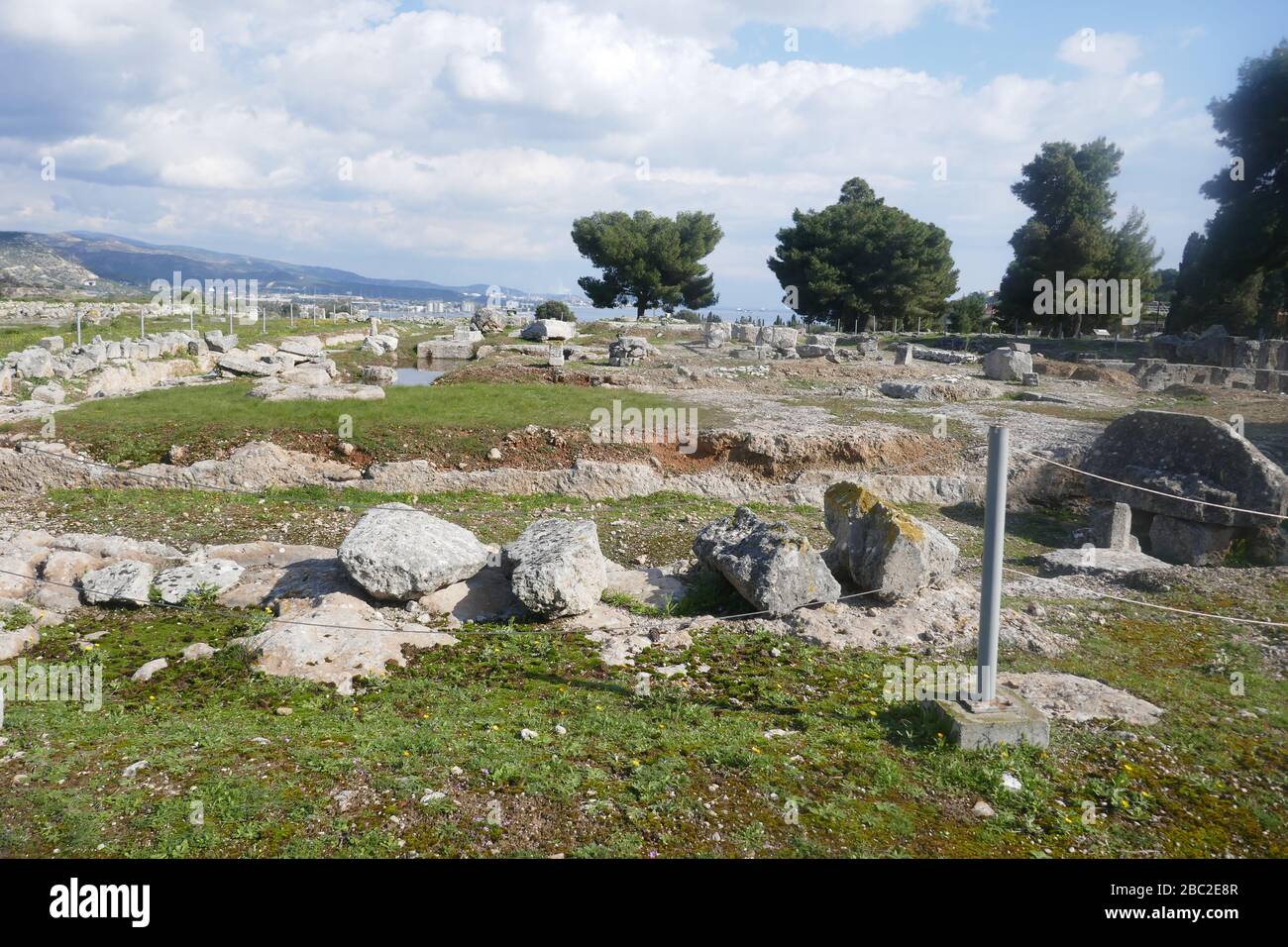 Isthmia Archaeological Site Stock Photo - Alamy