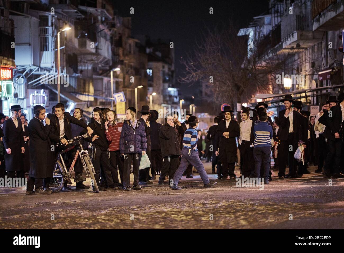 Religious protest in Jerusalem, Israel Stock Photo - Alamy