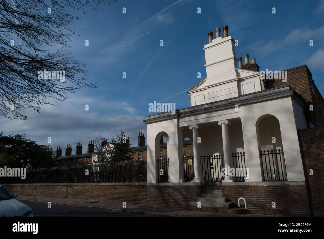 Portico Detail at The Worshipful Company of Goldsmiths 19th Century Alm ...