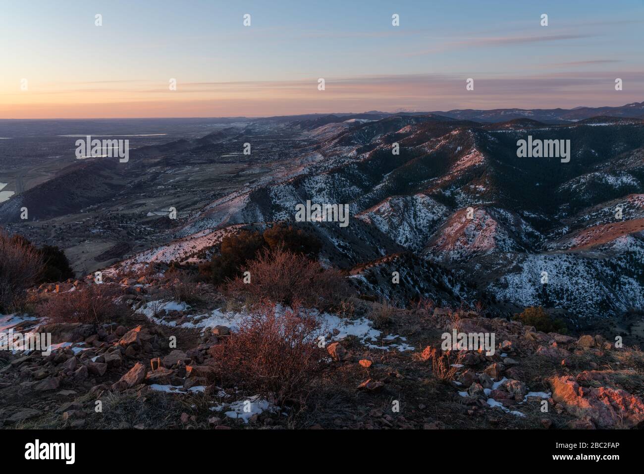 The view South towards Pikes Peak. Mount Morrison Trail - Morrison ...