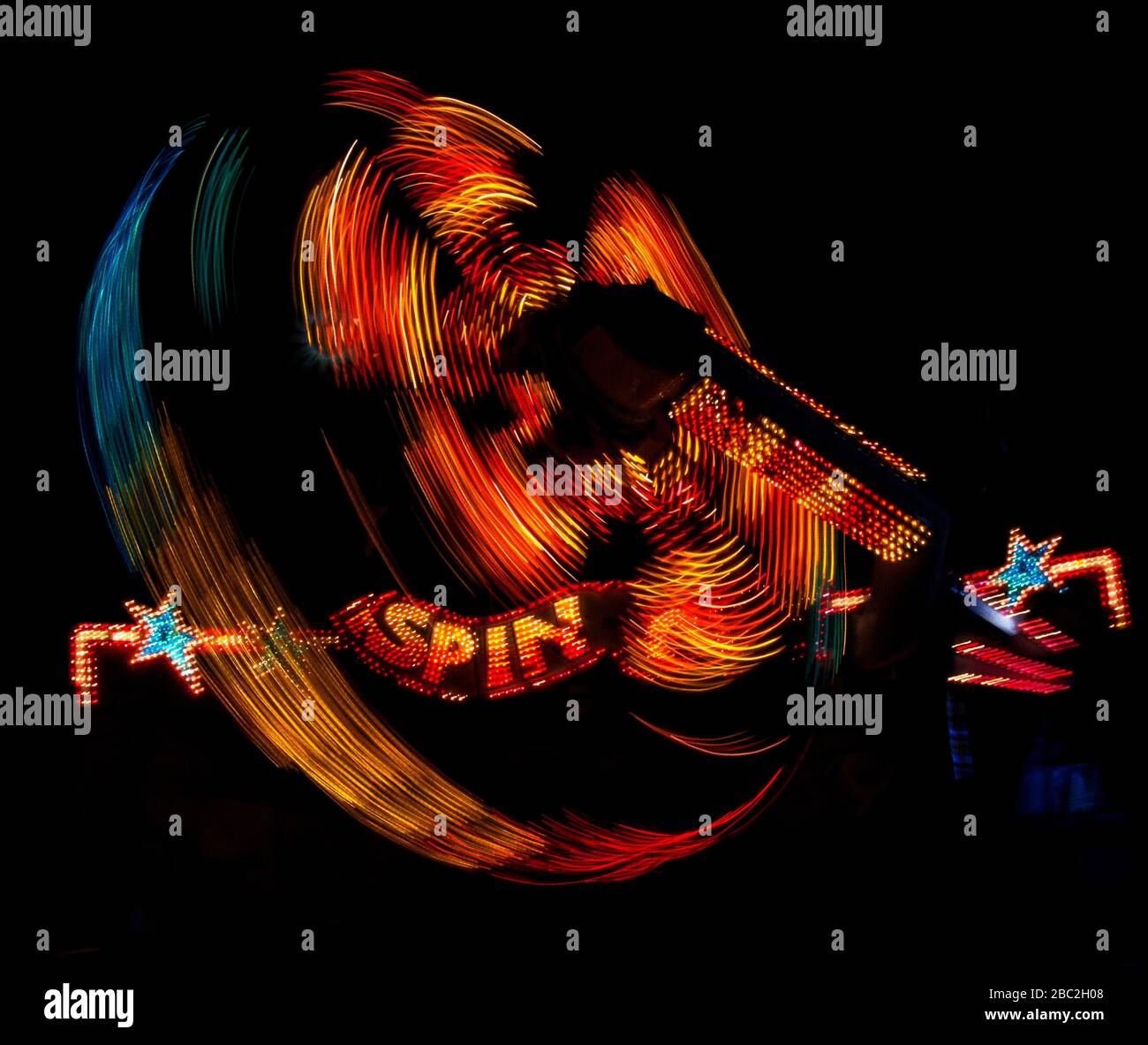 Lights of Alameda County Fair Stock Photo - Alamy