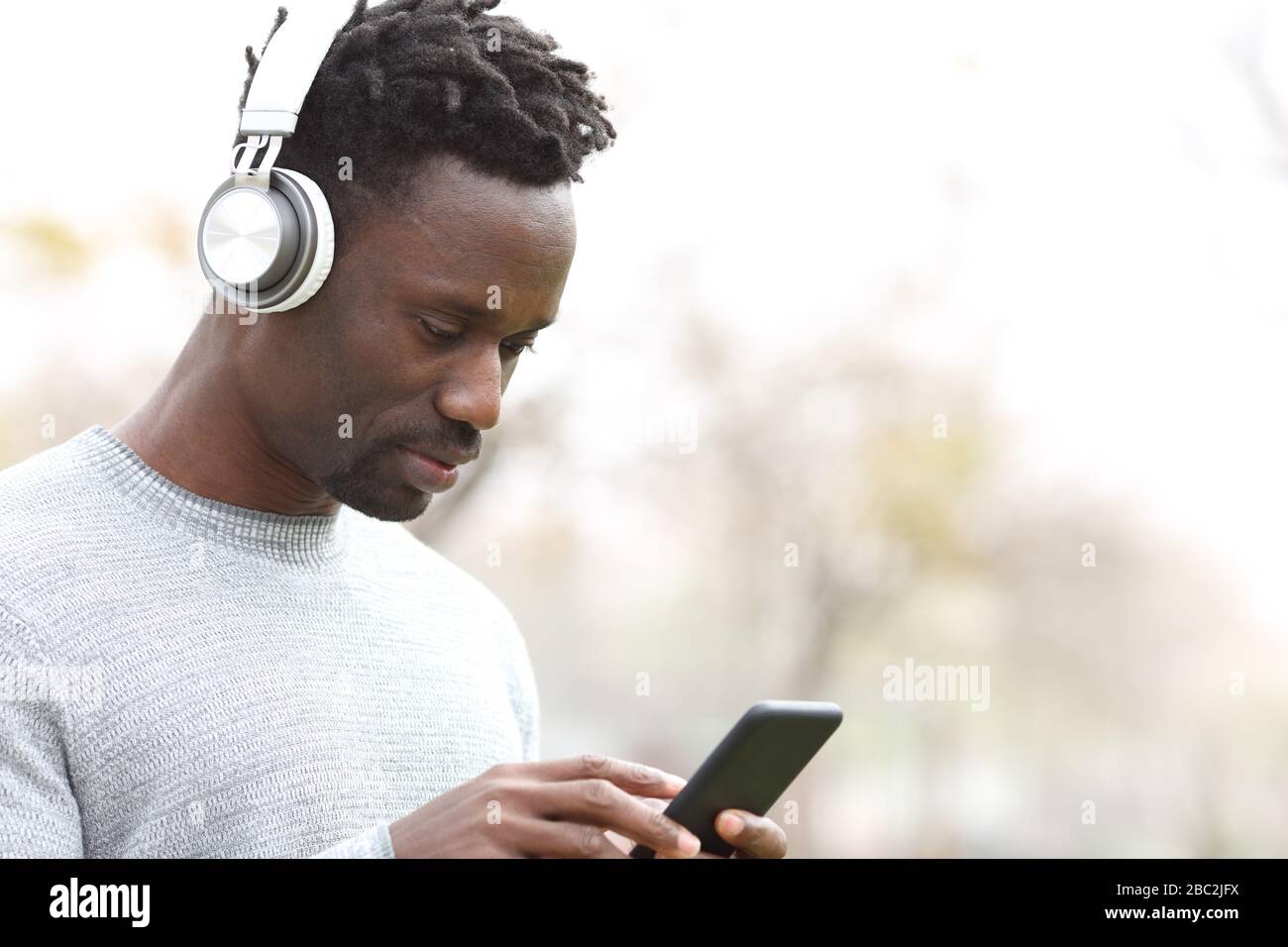 African american hearing music hi-res stock photography and images - Alamy