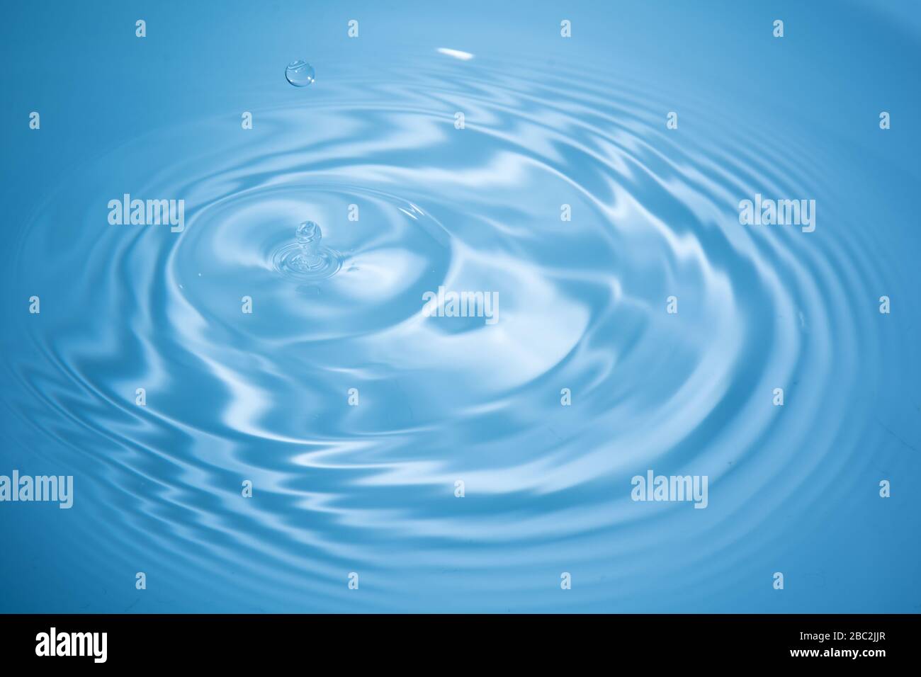 Light blue color drop hi-res stock photography and images - Alamy