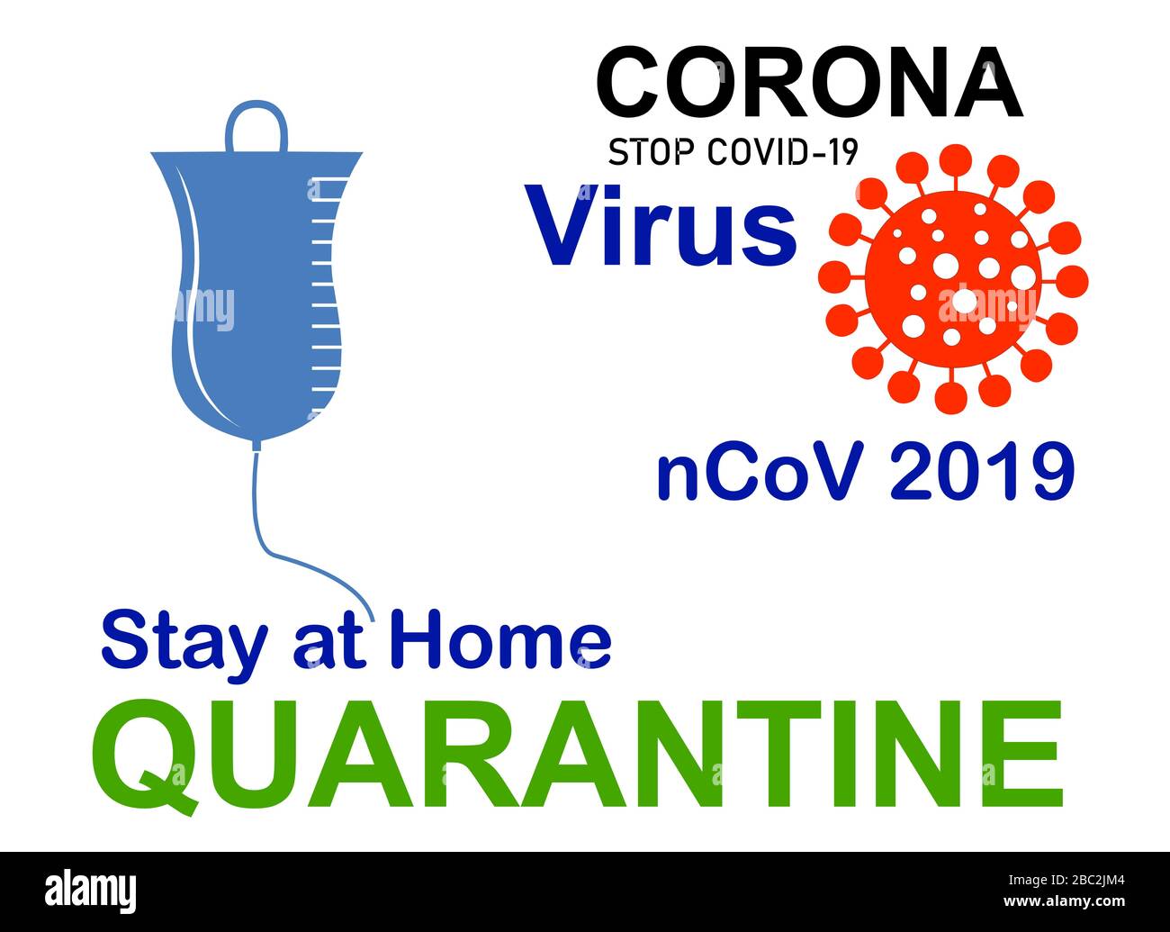 Stop Coronavirus Disease 2020. Covid-19 Visual Support nCov. Quarantine ...