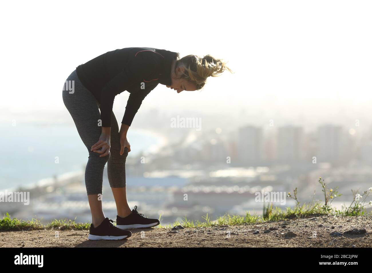 Tired Runner Silhouette