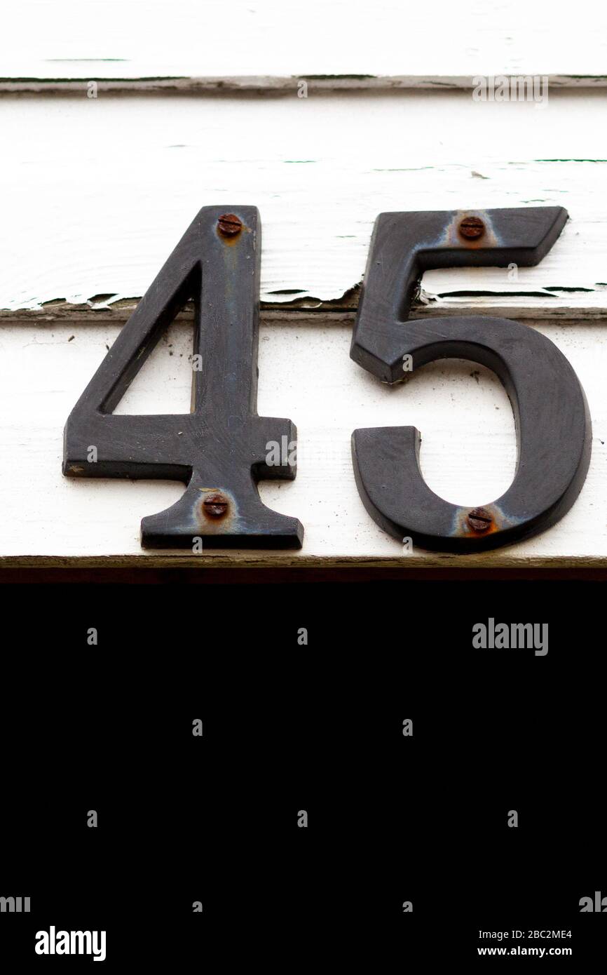 Number 45 hi-res stock photography and images - Alamy
