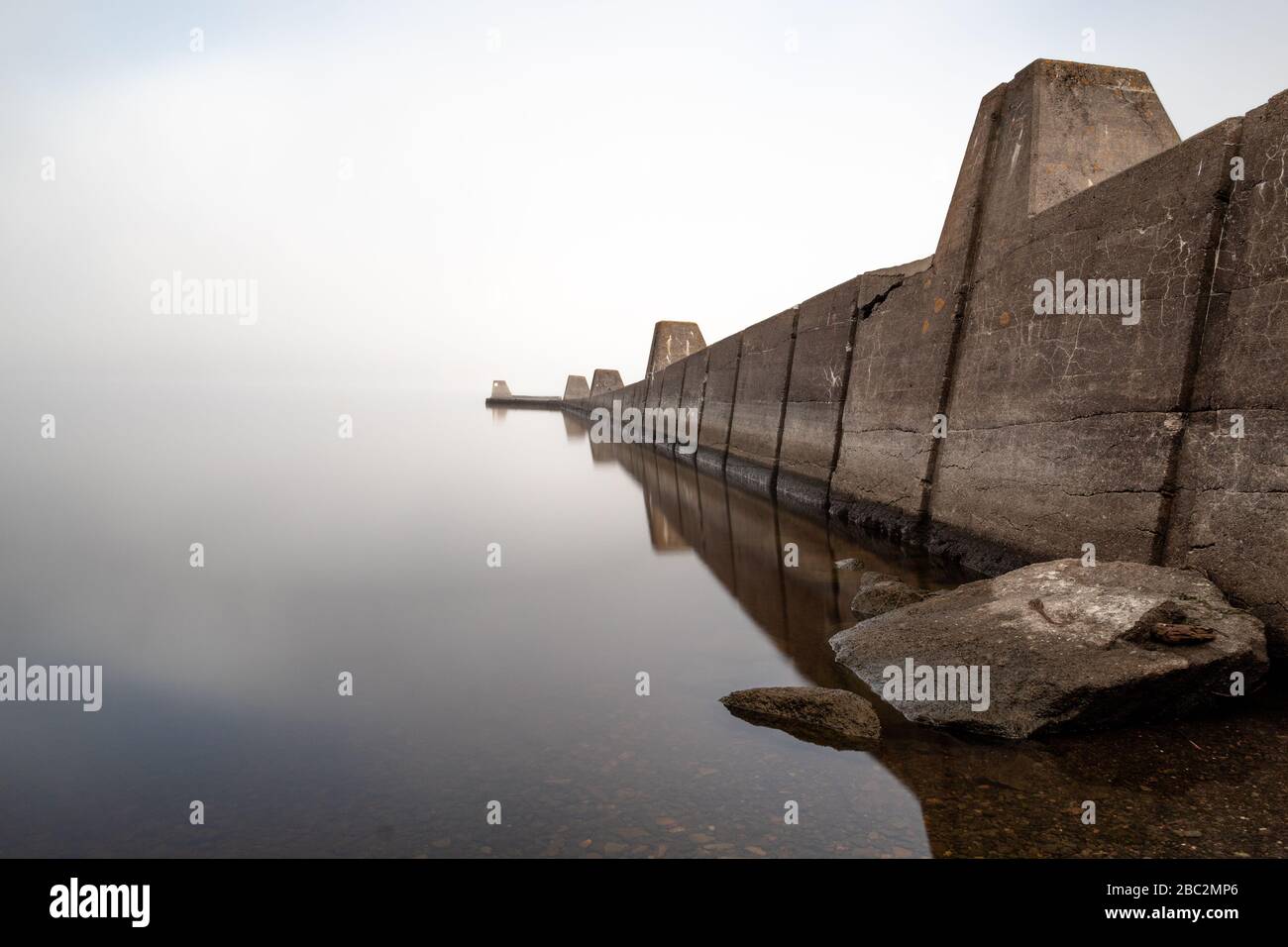 Whites wharf, built in the 1920s where stream boats used to dock. It ...