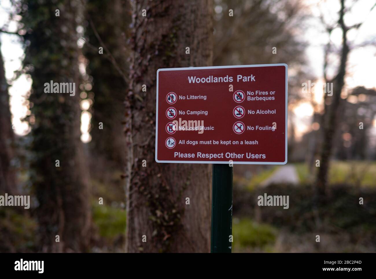 Signs notice information rules regulations hi-res stock photography and ...