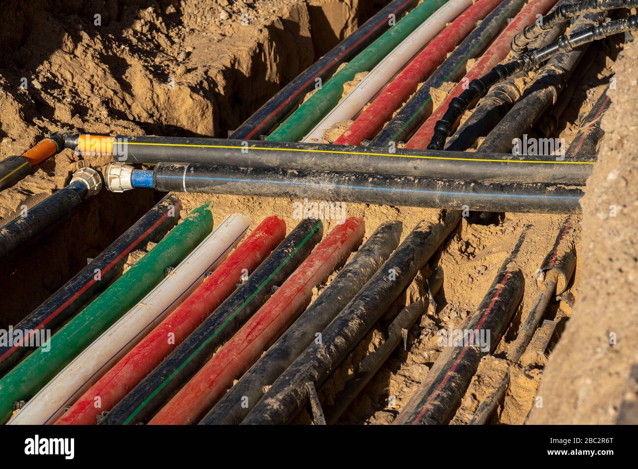 Underground cable work hi-res stock photography and images - Alamy