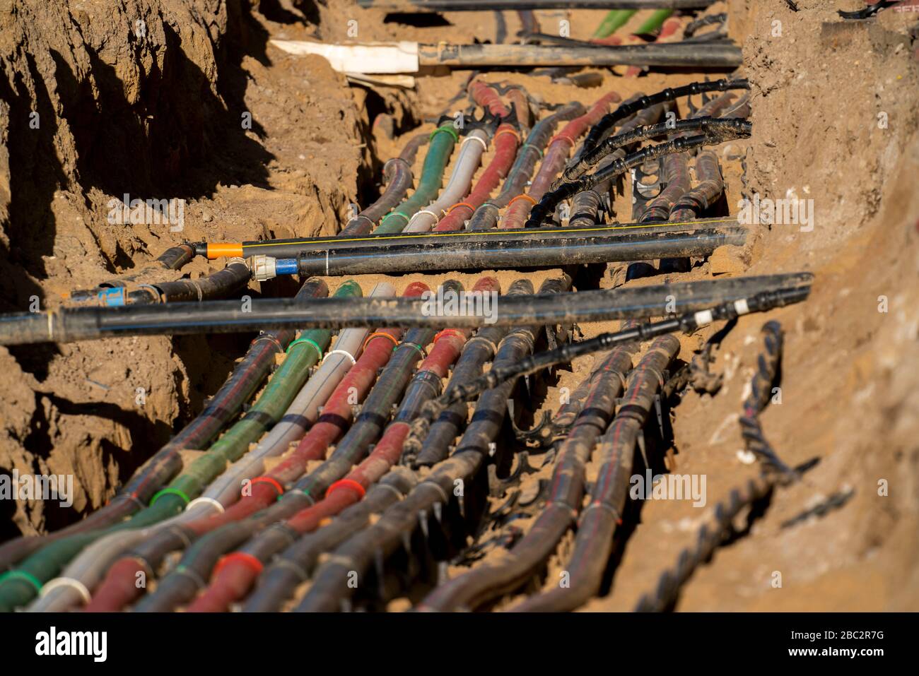 Underground cable work hi-res stock photography and images - Alamy