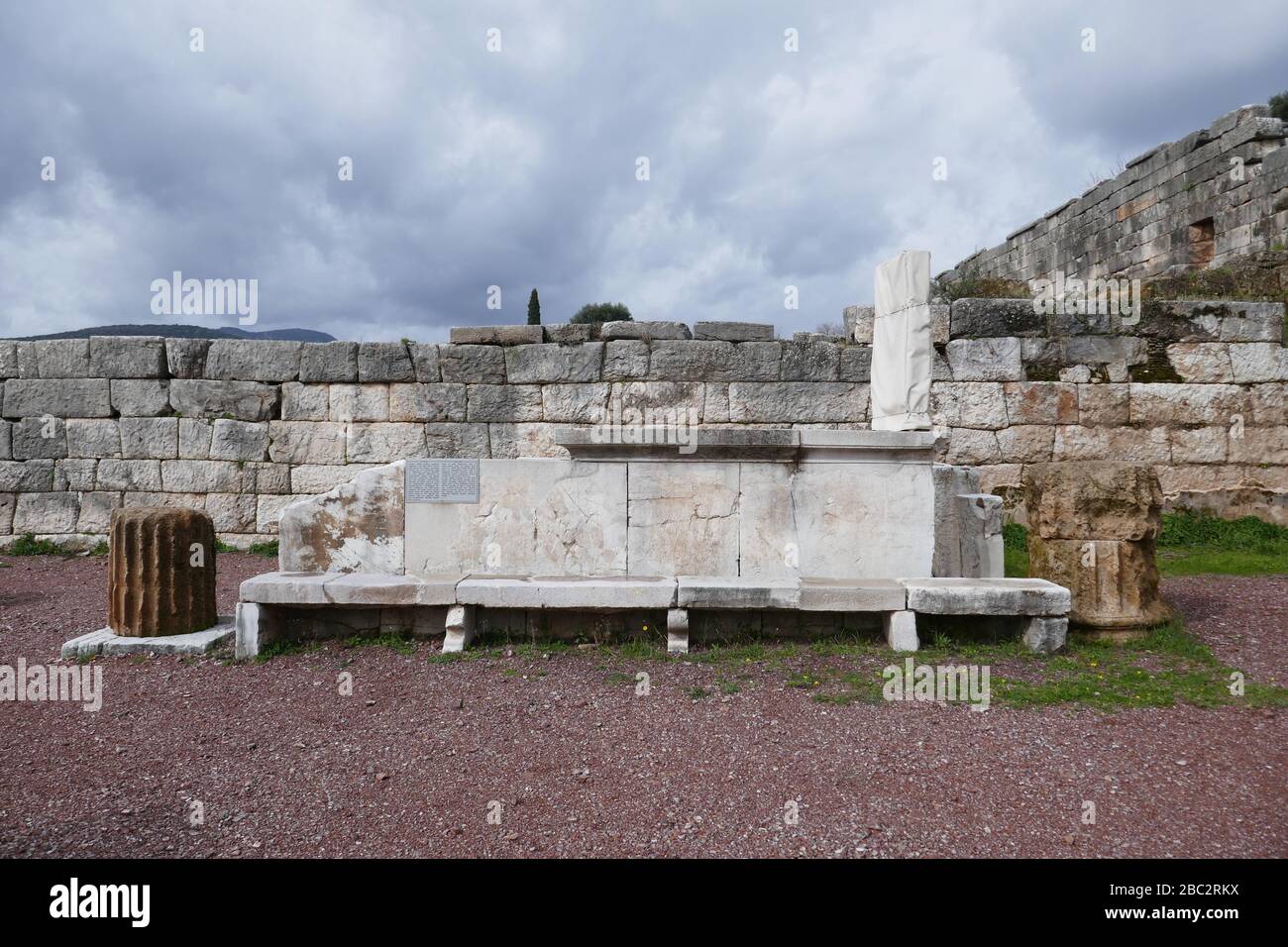Messene Archaeological Site Stock Photo - Alamy