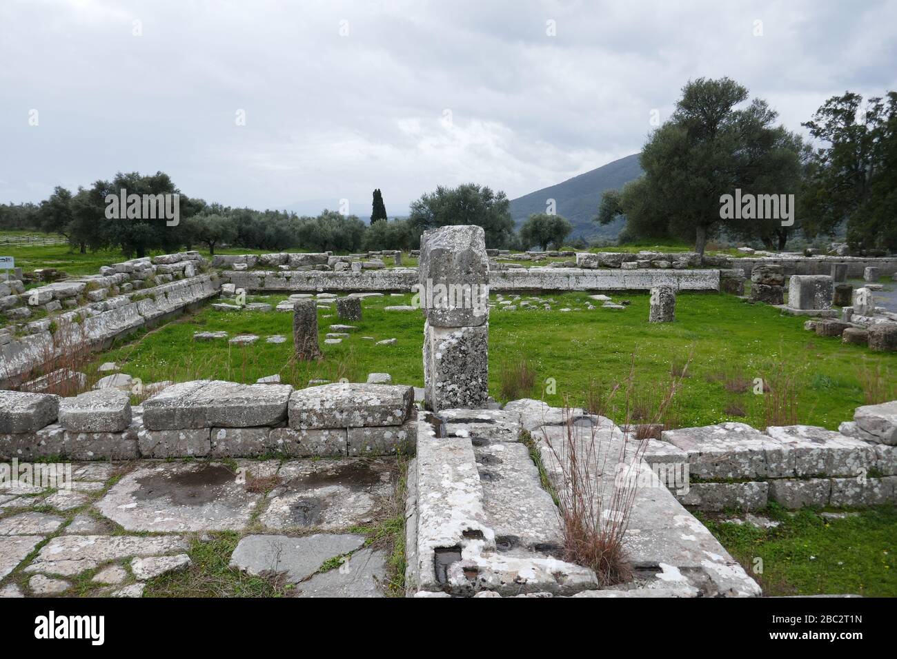 Messene Archaeological Site Stock Photo - Alamy