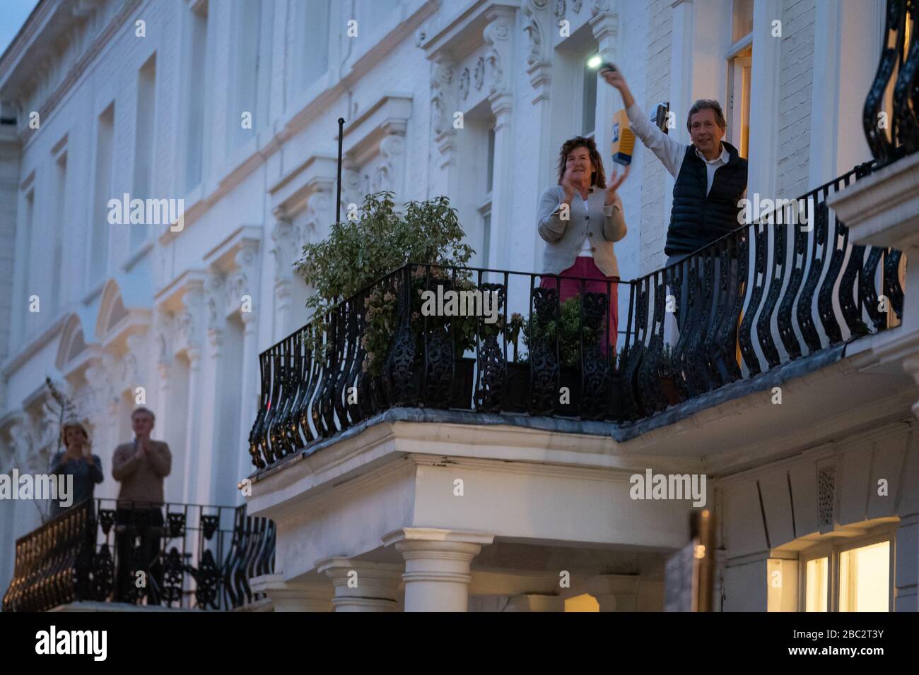 Members public clap outside chelsea hi-res stock photography and images ...