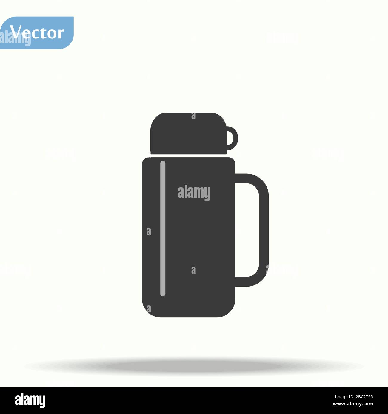 thermo icon vector. thermo sign on white background. thermo icon for ...