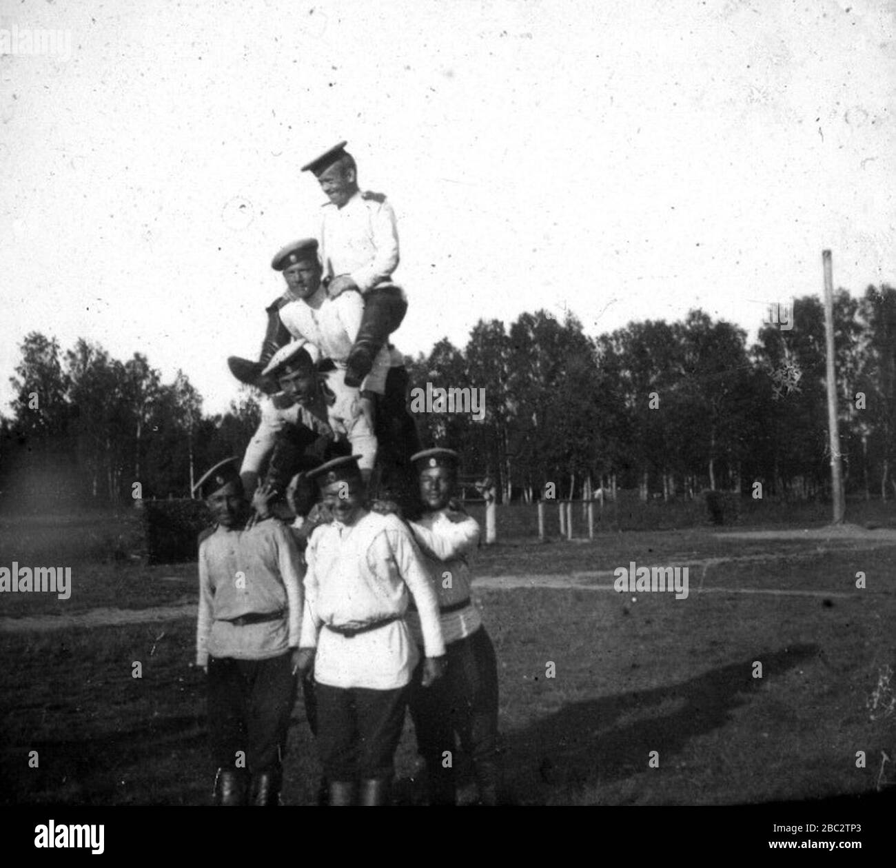 Grokhovskiy Regiment. Game tower Stock Photo - Alamy