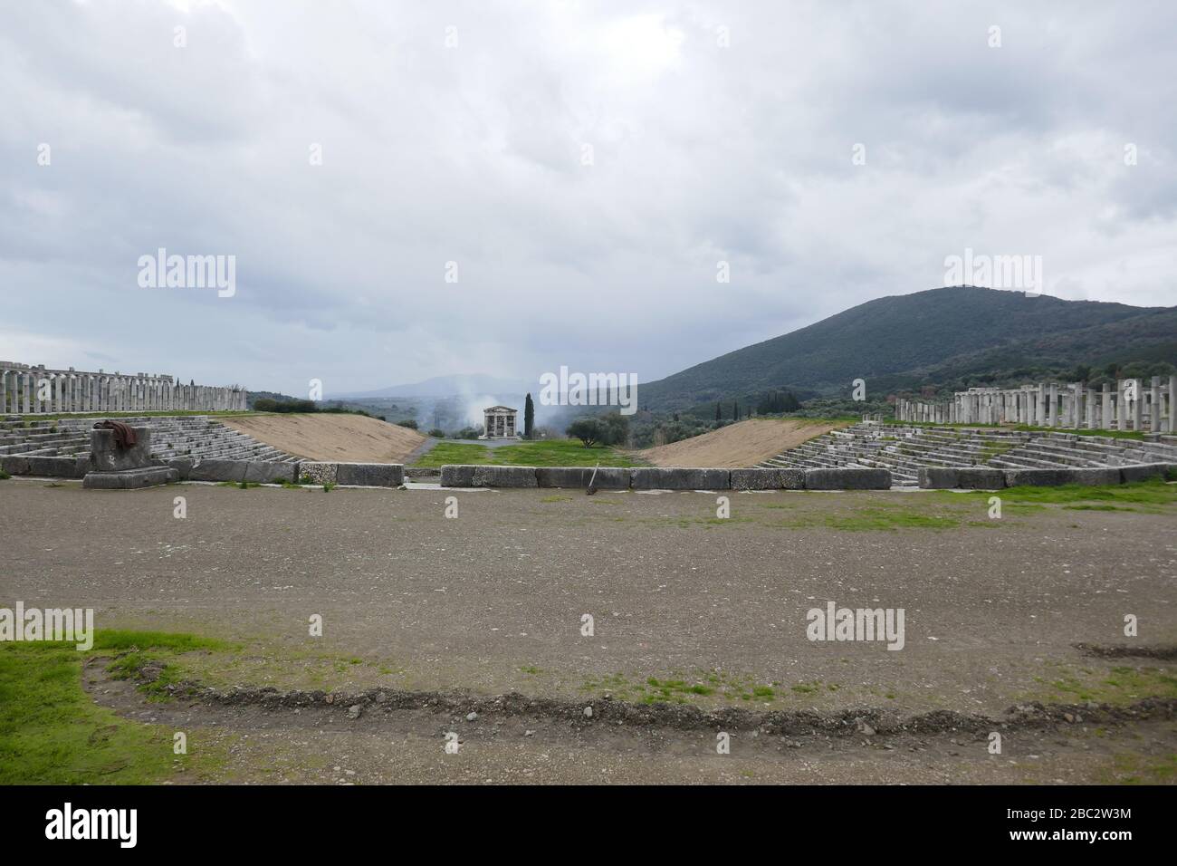 Messene Archaeological Site Stock Photo - Alamy