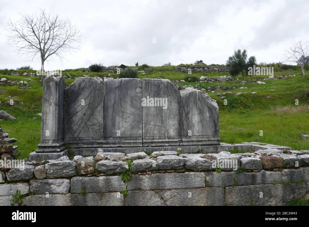 Messene Archaeological Site Stock Photo - Alamy